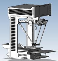 China High Precision Delta Robot with Vision Guided System for 2000-3000 pcs/h Small Material Handling for sale