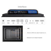 China 19 Inch J1900 Quad Core Touch Screen Industrial Panel PC computer All In One 400cd/M2 IP65 for sale