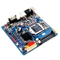 China Intel H61 mini itx motherboards LGA1155 6COM 8USB DDR3 industrial Laptop mainboards 3*SATA2.0 with DVI, HDMI, VGA for sale
