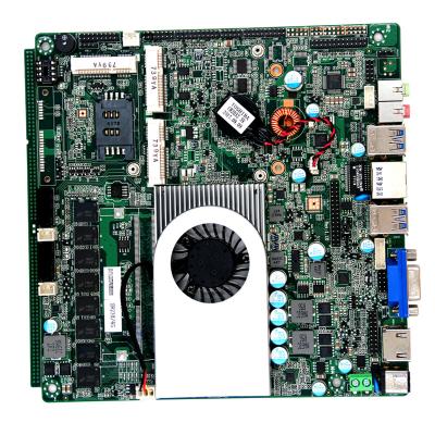 China Broadwell-U I7-5500U Mini Itx Industrial Motherboard Dual Cores 6 COM VGA Lvds 4G Ram for sale