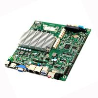 China Fanless Mini Itx Motherboard Quad Cores Intel N3710 Onboard 4GB DDR3 RAM DC12V for sale