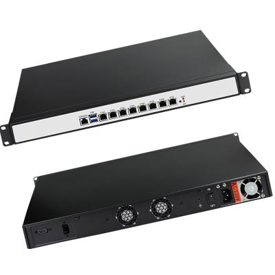 China 8 Gigabit LAN H170 support 9th I3 I5 I7 Industrial computer firewall PC appliance soft router for sale