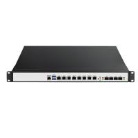 China Firewall Industrial Mini PC 8 Gigabit LAN 4 Ports 10G SFP Fiber Optical Support PFsense for sale