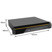 China 2U Rackmount firewall PC appliance soft router 8 Gigabit LAN 4 ports 10G SFP fiber optical LGA1151 H170 for sale