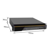 China 2U Rackmount 8 Gigabit LAN 4 SFP optical fiber Intel®C236 Xeon E3 firewall PC appliance for sale