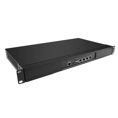 China 1U rackmount  D2500 4 Gigabit LAN firewall PC appliance soft router support pFsense for sale