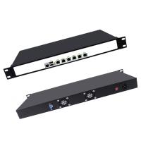 China 1U rackmount  I3-2350M 6 Gigabit LAN firewall PC appliance soft router support pFsense for sale