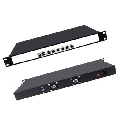 China 1U rackmount  I3-2350M 6 Gigabit LAN firewall PC appliance soft router support pFsense for sale