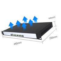 China 1U rackmount  I3-2350M 6 Gigabit LAN firewall PC appliance soft router support pFsense for sale