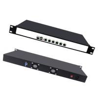 China 1U rackmount  Atom®D525 6 Gigabit LAN firewall PC appliance soft router support pFsense for sale