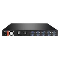 China 1U chassis H81 LGA1150 5 Gigabit LAN 10 COM industrial server firewall computer soft router support pFsense for sale