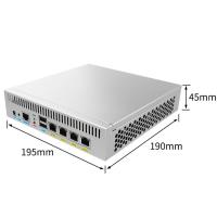 China Desktop D2500 Mini Firewall PC Appliance 4 Gigabit LAN PFsense Soft Router for sale