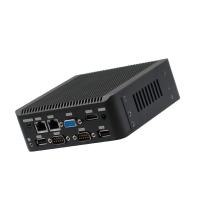 China Fanless Intel®Gemini Lake Quad Core J4125 Mini Industrial Pc 2 Gigabyte NIC 6COM Nuc for sale