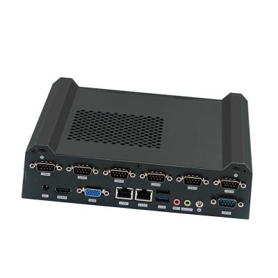 China 6 COM 2 NIC industrial mini PC 6th Gen Intel® Skylake dual core i3 i5 i7 embedded computer for sale