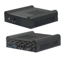 China 6 COM 2 gigabit LAN industry mini PC Intel® 7th gen i3 i5 i7 / Celeron® 3865U embedded computer for sale