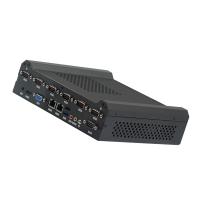 China Intel® Braswell  N3160 N3710 quad cores fanless industry mini pc 2 LAN 6 RS232 COM embeded computer for sale