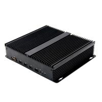 China Celeron® Bay Trail J1800 Fanless Industrial Mini PC 6COM 1LAN VGA HDMI display computer for sale