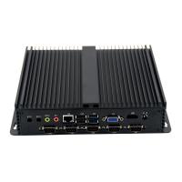 China Quad core J1900 X86 Fanless Industrial Mini PC 6COM 1LAN VGA HDMI display for sale