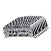 China Industrial Small Fanless Computer 6 COM 2 Gigabit LAN Intel 7th Gen I5-7200U I7-7500U CPU for sale
