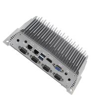 China DC 12V Embedded Fanless PC , Industrial Mini Computer Dual Core 3965U CPU 2 GLAN for sale
