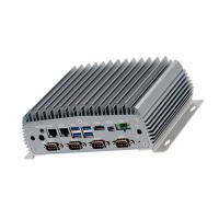 China 8 USB 6 COM Mini PC Industrial Fanless Intel 10th Gen I3 I5 I7 CPU DC Power for sale