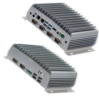 China 11 Gen 6COM 2LAN Industrial Embedded Computer , Fanless Mini PC Celeron 6305 CPU for sale