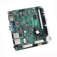 China Quad Core Intel® J4125 Fanless Nano Motherboard 6 COM 2 LAN Industrial Mainboard for sale