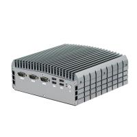 China Win10 Fanless Industrial Mini PC With 6 Serial Ports 2LAN GPIO Ports 7th i3 i5 i7 for sale