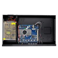 China 4 LAN Network Security Firewall PC Industrial Fanless Pfsense 1U Rack Intel Atom D2550 for sale