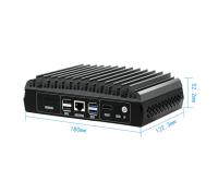 China 5th Gen Intel® Core I3 I5 I7 Firewall PC Mini 6 LAN Soft Router Support PFsense for sale