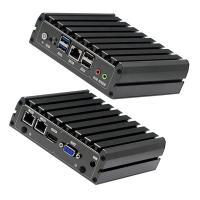 China PFsense Firewall Dual Gigabit Ethernet Mini PC Quad Cores E3940 J3455 N3450 With RS232 for sale