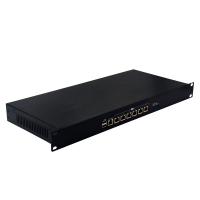 China 1U Chassis Mini Quad Core PC J1900 E3845 Network Security Firewall 6 Gigabit LAN Bypass for sale