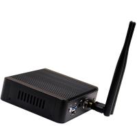 China 4 Gigabit LAN Fanless Firewall PC Quad Core Atom Bay Trail E3845 Support Mikrotik PFsense for sale