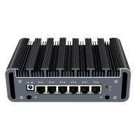 China Industrial Fanless Mini PC Pfsense Intel 8th Gen I3-8130U 6 Gigabit LAN soft router for sale