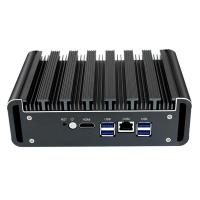 China Industrial Fanless Mini PC Pfsense Intel 8th Gen I3-8130U 6 Gigabit LAN soft router for sale