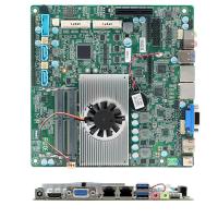 China Intel Kaby Lake R 8th Gen I7-8550U Mini Itx Motherboard 4K Industrial 6 Com 2 Lan for sale