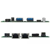China RS232 COM industrial Dual Lan Motherboard 11th Celeron 6305 CPU NUC 4K display for sale