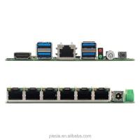 China Mini Firewall Pc Motherboard X86 11th Tiger Lake I3 I5 I7 6 NIC Nano Itx Pfsense Pc Mainboard for sale