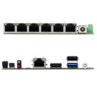 China Bay Trail J1800 J1900 N2806 E3845 6 Gigabit LAN Nano Firewall Computer Motherboard Network Security Mainboard for sale