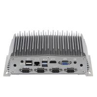 China Fanless Mini Embedded PC Quad Core E3940 J3455 6COM 1LAN Wide Voltage for sale