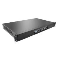 China 1U Rackmount Firewall PC Quad Cores N5105 6 I225 2500M NIC Soft Router Support PFsense for sale
