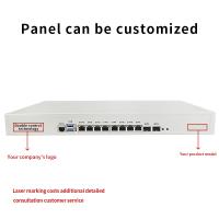 China 2 SFP PFsense Firewall PC 8 Gigabit LAN Soft Router 1U Rackmount Intel 3th Gen I3 I5 I7 for sale