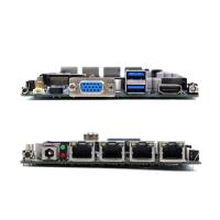 China Intel® Bay trail quad cores J1900 NANO Motherboard 4 LAN firewall pc motherboard for sale