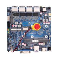 China Intel® Bay trail quad cores J1900 NANO Motherboard 4 LAN firewall pc motherboard for sale