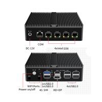 China Quad cores J6412 4* 2.5GLAN firewall PC appliance soft router support pFsense for sale