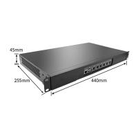 China 1U rackmount  quad cores N150 6 I226V 2500M NIC firewall PC soft router support pFsense for sale