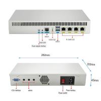 China Desktop Celeron® J4125 4 LAN Firewall computer Mini Firewall Appliance PFsense Soft Router for sale