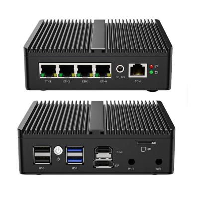 China Intel® J5005 4*2.5G LAN Firewall computer pFsense industrial pc for sale
