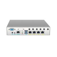 China Intel® J4125 4 port 2.5G LAN Firewall appliance Mini industrial computer PFsense support 5G network for sale