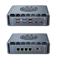 China Intel® J5005 4*2.5G LAN Firewall computer pFsense industrial pc fan cooling for sale